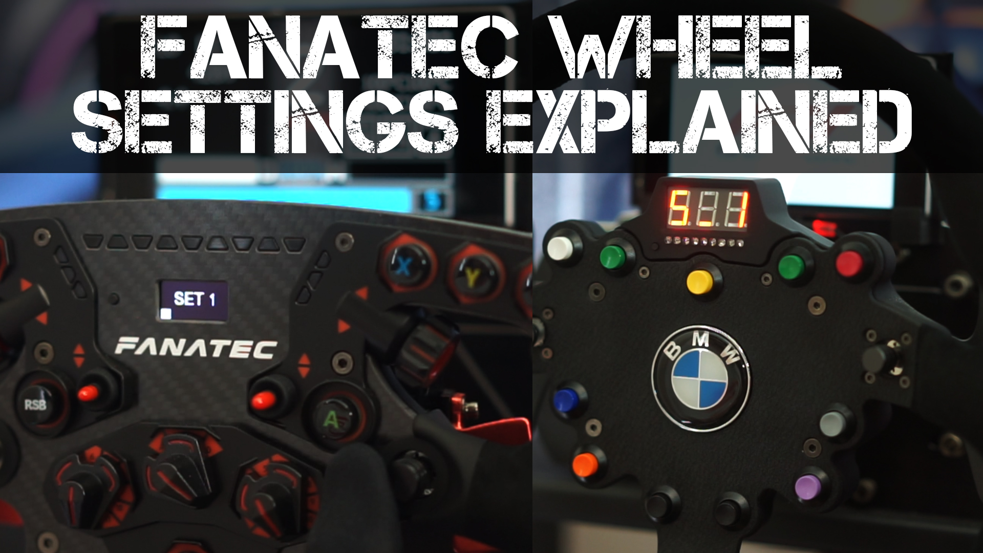 FANATEC ClubSport Tuning Menu Settings Explained + My F1 Settings ...