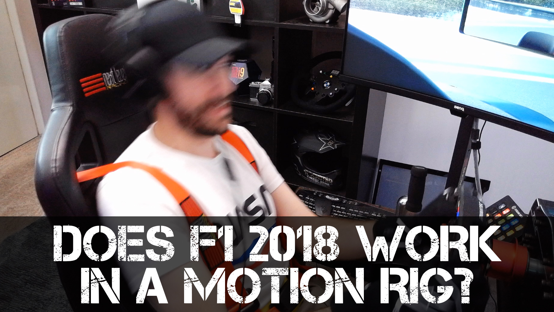 FIRST DRIVE - F1 2018 with Motion Simulator Platform V3 - Boosted Media