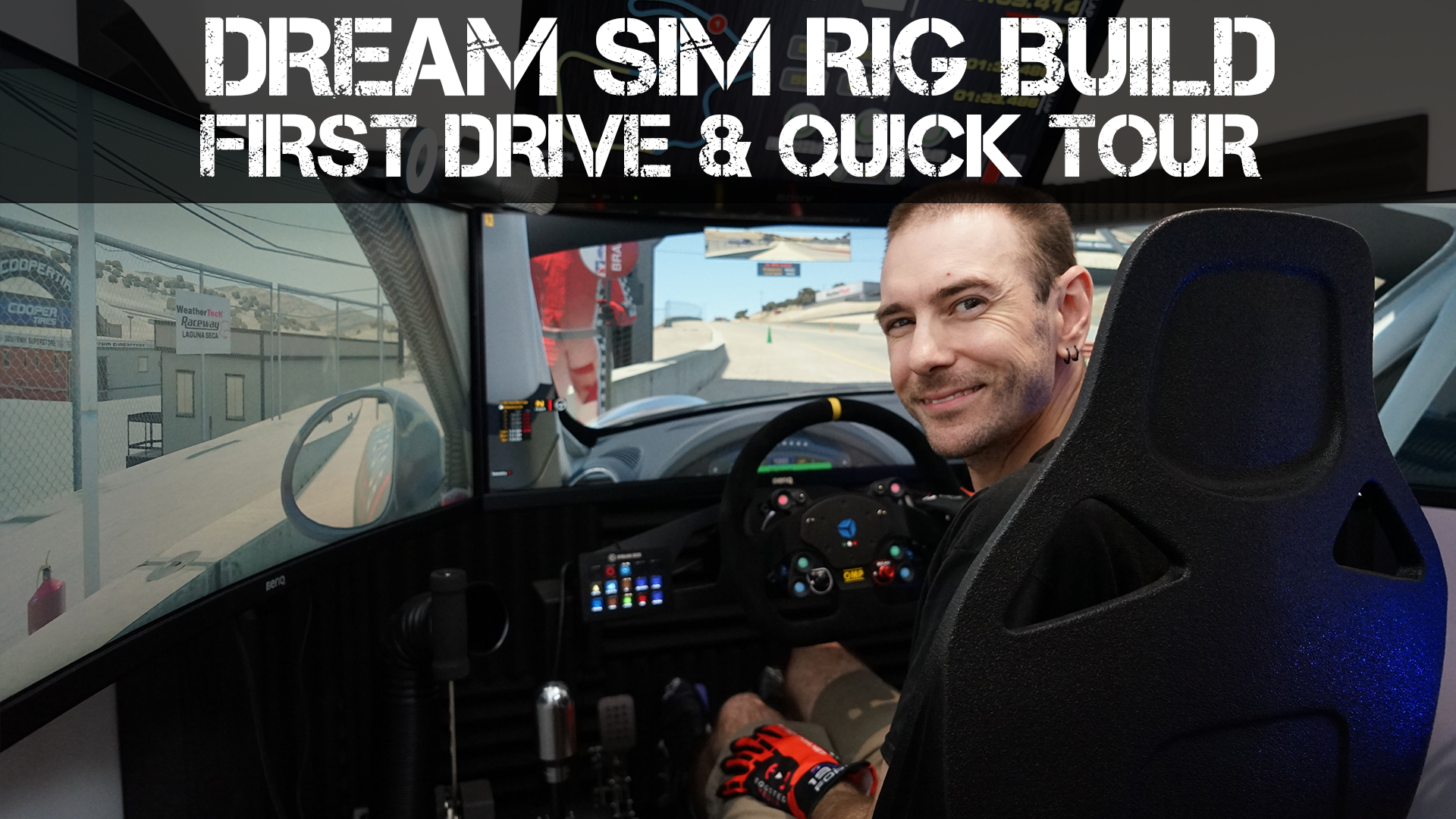First Drive & Quick Tour of my Dream Sim Racing Rig - Boosted Media