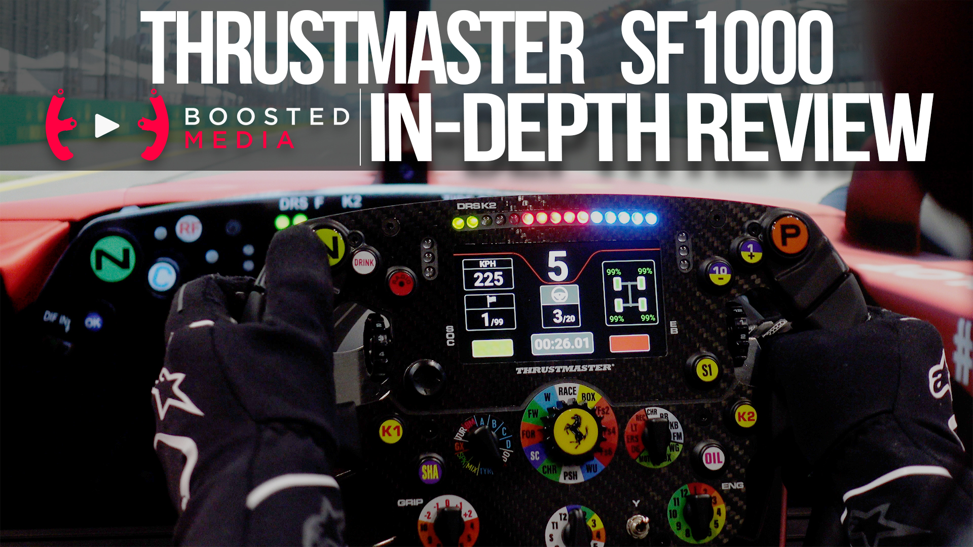 Thrustmaster SF1000 Ferrari Formula Wheel Add-On - Boosted Media