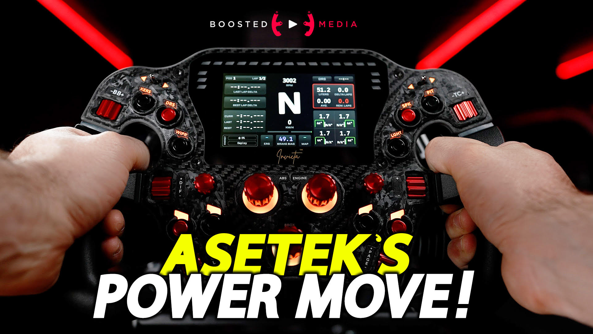 Asetek Invicta Formula Steering Wheel REVIEW - Boosted Media