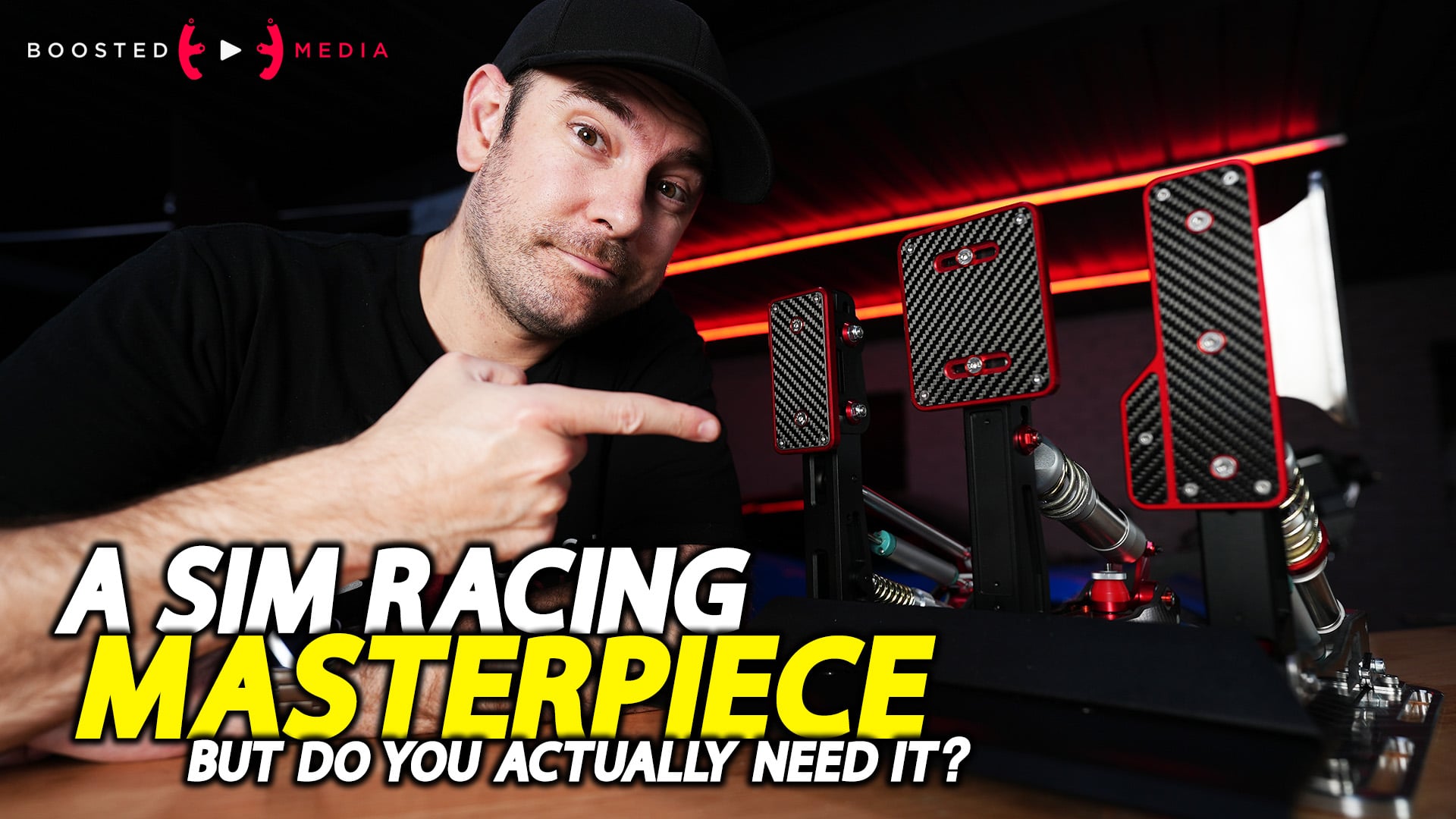 Simworx Pro GT V3.2 Simulator Pedal Set - REVIEW - Boosted Media